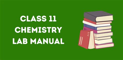 Updated CBSE Class Chemistry Lab Manual Session In PDF