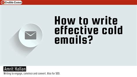 Writing Effective Cold Emails Credible Content Blog