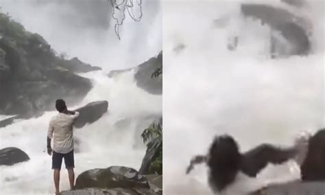 The Last Moments Of Sharath Kumar A Young Indian Influencer Who Slipped And Fell Into The