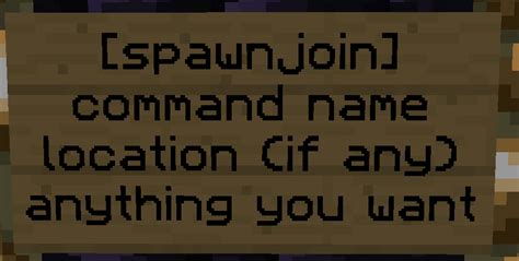 Signs Pages Spawn Join Bukkit Plugins Projects Bukkit