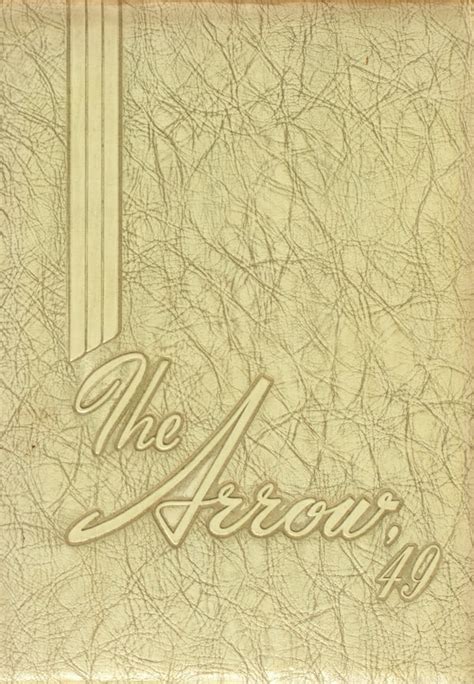 Custom Reprint Yearbook 1949 Central High School Arrow Yearbook