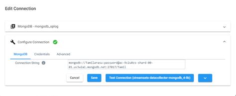 mongodb streamsets community