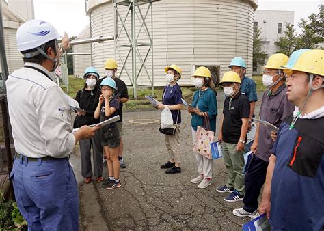 下水道、役割に理解 浄化センター施設見学【北上】｜iwanichi Online 岩手日日新聞社