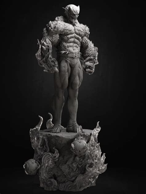 Ultimate Hob Goblin 1 4 Scale Custom Statue Unboxing Bros