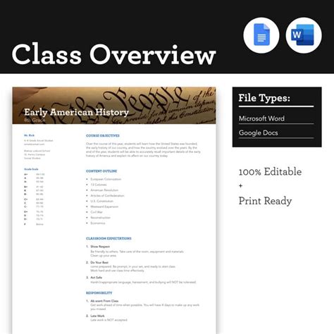 Class Overview Document By Jeremy Kick Tpt