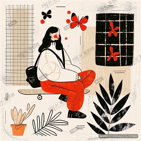 Ai创作图女性文艺插画 现代简约人物插画 穿搭插画 提着包的女孩插画 简约人物插画 文艺女孩插画 扁平风插画人物插画 包包插画女孩 扁平插画少女 女性插画插画 酷女孩插画 扁平风女生 杂志向