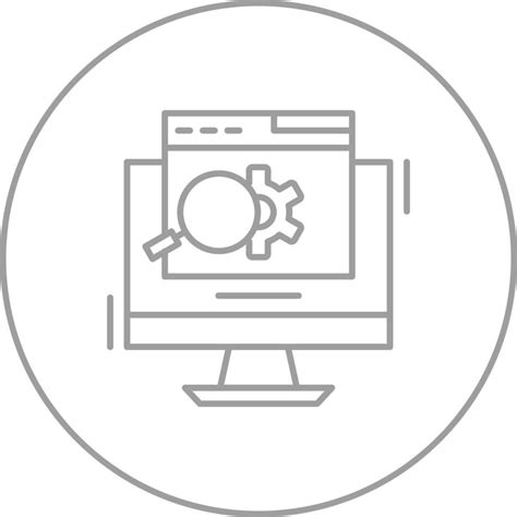 Search Engine Vector Icon 20252659 Vector Art At Vecteezy