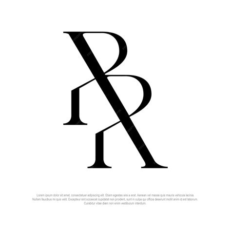 Premium Vector Rr Logo Monogram