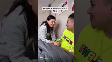 Pringles Prank On Girlfriend 🤪 Shorts Youtube