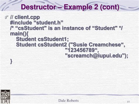 Ppt Constructors And Destructors In C Classes Powerpoint