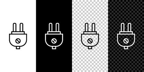 회색 배경에 격리 된 등색 전기 플러그 아이콘 전기의 연결 및 단절의 개념 파란색 정사각형 버튼 벡터 3차원 형태에 대한 스톡 벡터 아트 및 기타 이미지 Istock