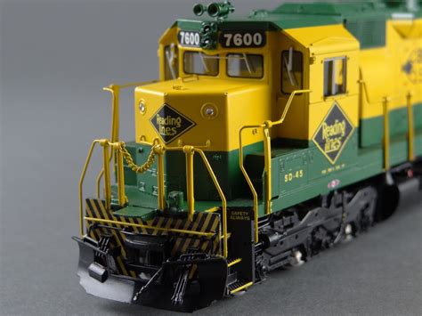 Ho Brass Model Train Omi Overland Reading Lines Emd Sd45 Diesel 7600