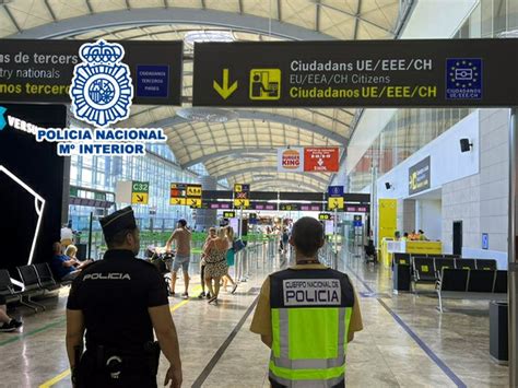 Fugitivo detenido en el Aeropuerto Alicante Elche Miguel Hernández