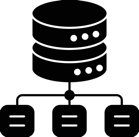 Database Network Glyph Icons Design Style 28263692 Vector Art At Vecteezy
