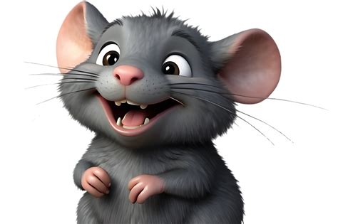 Animated Rat Clipart Ideal For Fun Loving Art Projects 58055493 Png