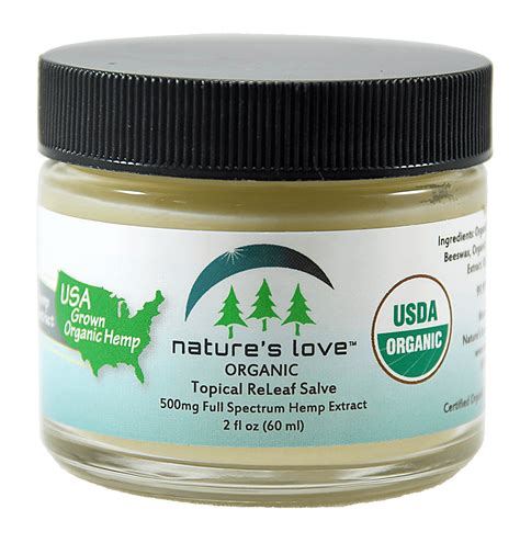 Usda Certified Organic Topical Releaf Salve Full Spectrum Hemp