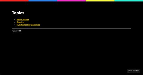 Nested Routes 4 Forked Codesandbox