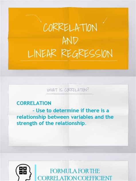 Correlation And Linear Regression Pdf Correlation And Dependence Linear Regression