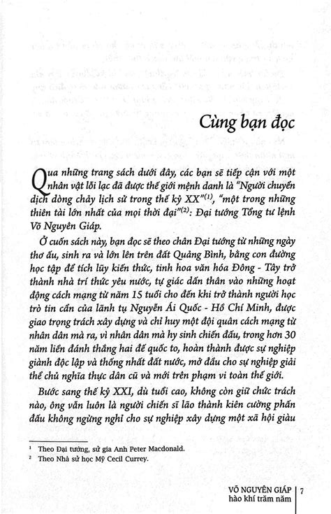 Võ Nguyên Giáp - Hào Khí Trăm Năm - Trần Thái Bình – Bến Nghé Books