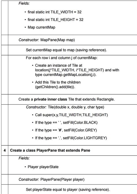 solved 1 add to your map class add getter methods for