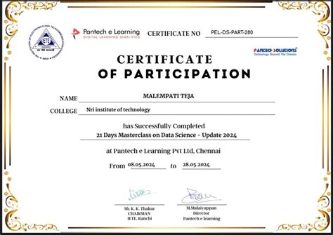 Malempati Teja On Linkedin Datascience Pantechelearning Datavisualization Informationtecnology