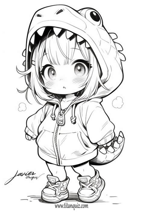 Dibujo Muñeca Kawaii Para Colorear Coloring Pages Coloringpages