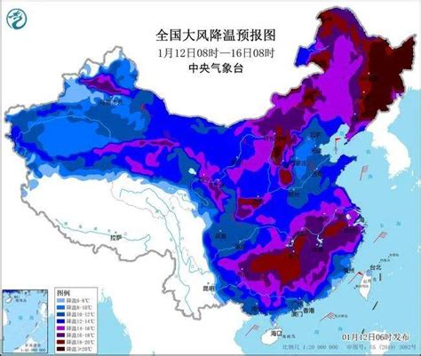 今天寒潮开始席卷我国！云南天气→新疆大部地区内蒙古