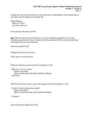 Munin Monitoring Project PDF