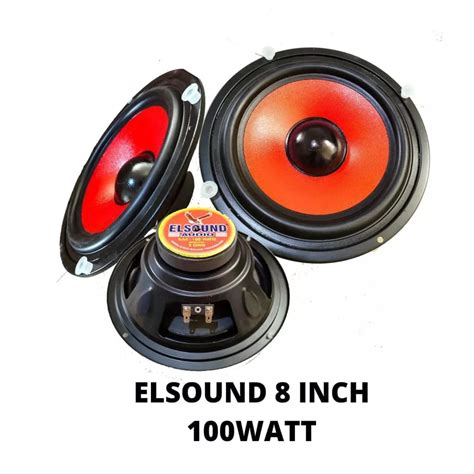 Jual SPEAKER ELSOUND 8 INCH MAGNET BESAR 150 WATT HITAM JAPAN AUDIO