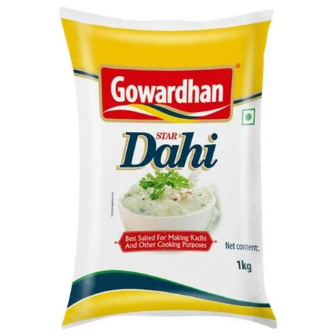 Gowardhan Star Dahi 1 Kg Pouch Jiomart