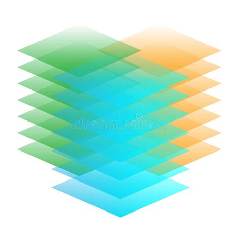 Layered Database Stock Illustrations 139 Layered Database Stock