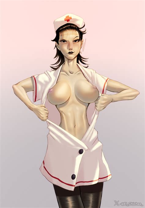 Rule 34 2d Big Breasts Breasts El Chichas Genderswap Mtf Half Naked