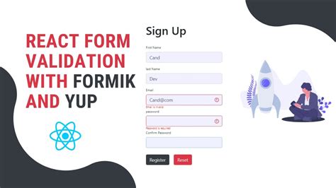 React Form Validation With Formik And Yup YouTube