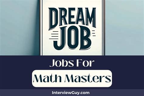 27 Jobs For Math Masters Numerical Navigators Needed