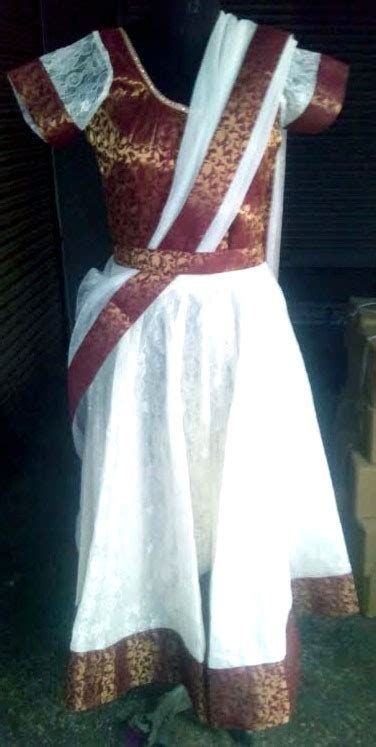 Kathak Dance Costume Lucknow Gharana 27 Bharatanatyamworld