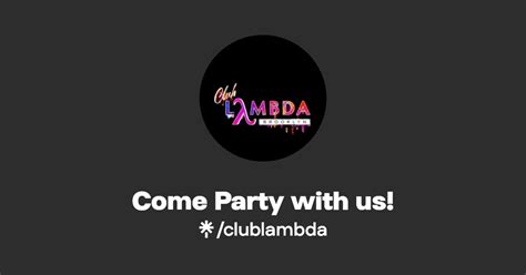 come party with us linktree