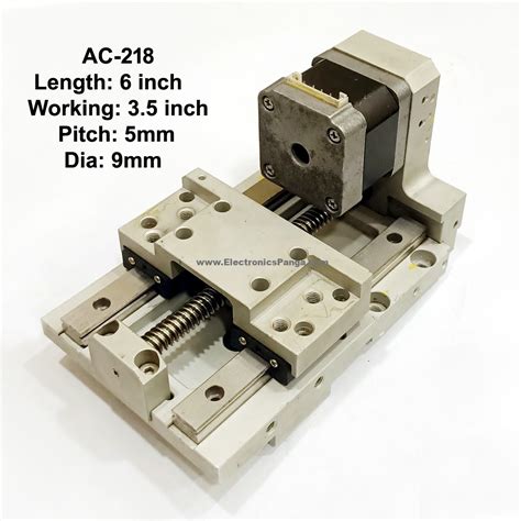 CNC Linear Actuator 5mm Pitch 3 5inch Working And 6inch Length With 2 Phase NEMA17 Stepper Motor