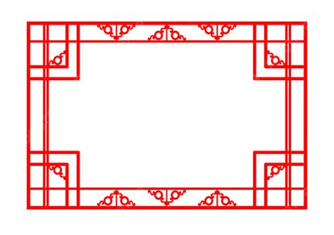 Antique Border Png Image Antique Red Window Border Red Window Frame