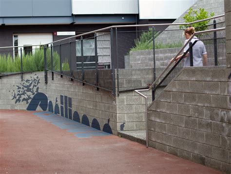 Ogilvie High School Supergraphics Outdoor Signage Liminal Graphics