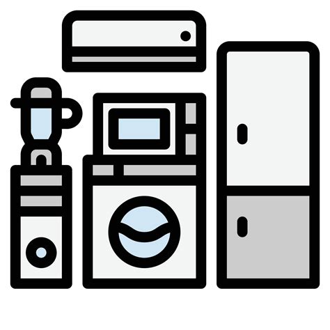 Home Appliances Icon Vector Illustration 6689932 Vector Art At Vecteezy