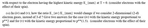 Solved Problem Ii I We Consider A One Dimensional