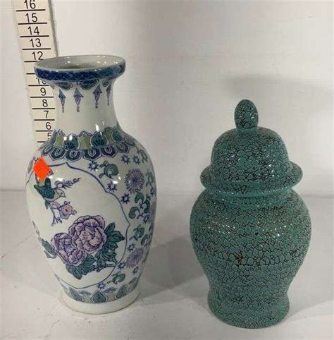 Ceramic Vase And Ginger Jar Seller Code F1S1 Hash Auctions