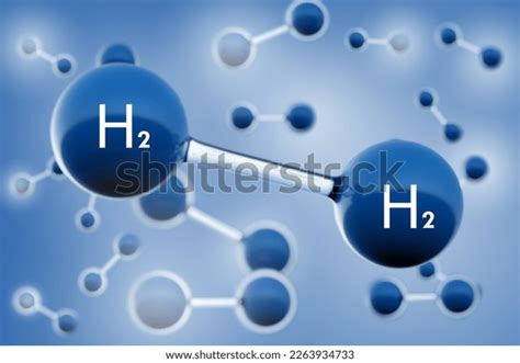 H2 Molecule Hydrogen Cell Structure H2 Stock Illustration 2263934733 Shutterstock