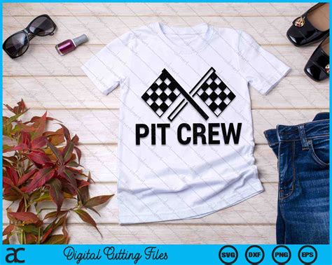 Pit Crew For Race Car Parties Svg Digital Cutting Files Creativeusarts