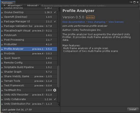 Oculus Performance In Unity Part 3 Getting Consistent Measurements