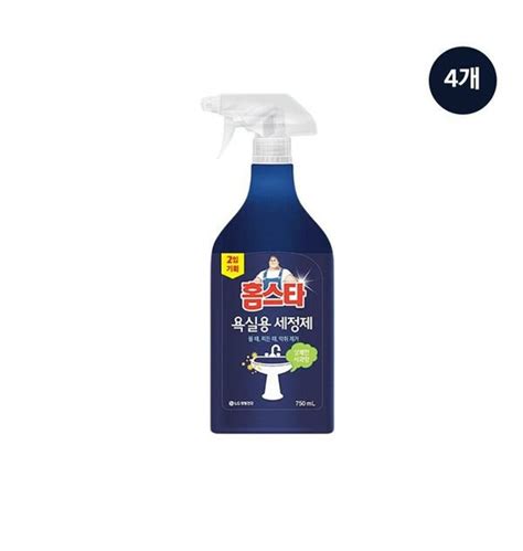 Lg생활건강 홈스타 욕실용 세정제 750ml 4개 티몬