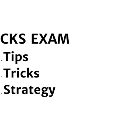 Cks Exam Tips Tricks And Strategy
