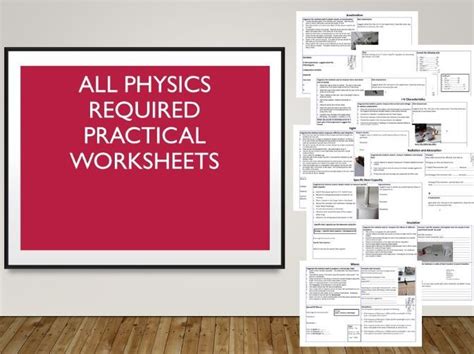 All Physics Required Practicals Revision Questions Teaching Resources