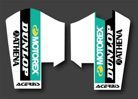 Purchase KTM Lower Fork Guar Graphics Decals Stickers SX SXF EXC EXCF XC In Riga LV For US