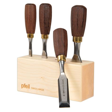 Pfeil Short Butt Chisel Set Piece Carbatec